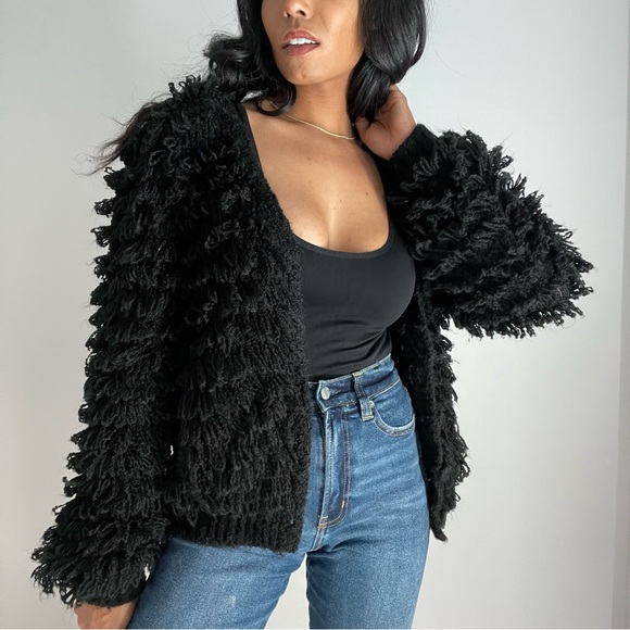 Vintage | Sweaters | Vintage Large Loop Cardigan | Poshmark